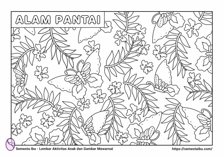 Motif Batik Alam Pantai - Semestaibu | PDF