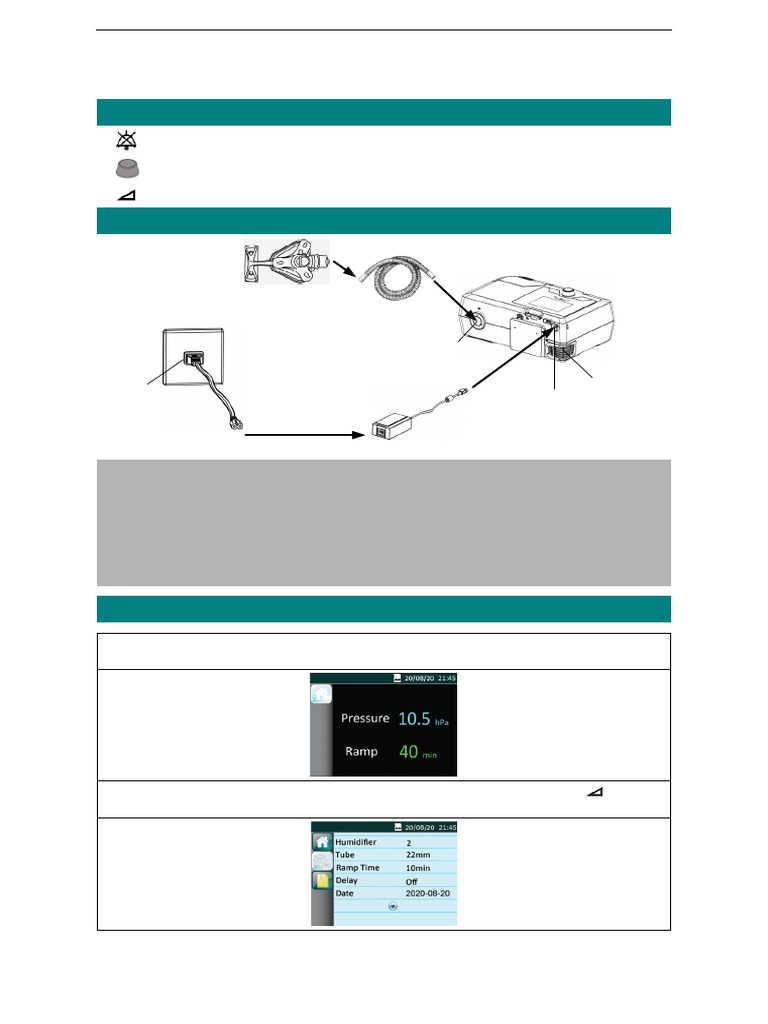 Quick Operation Manual - CPAP, Auto CPAP - G2S C20, A20 - BMC - V1.1 ...