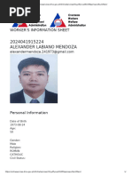 Poea Ereg Sample | PDF | Government And Personhood