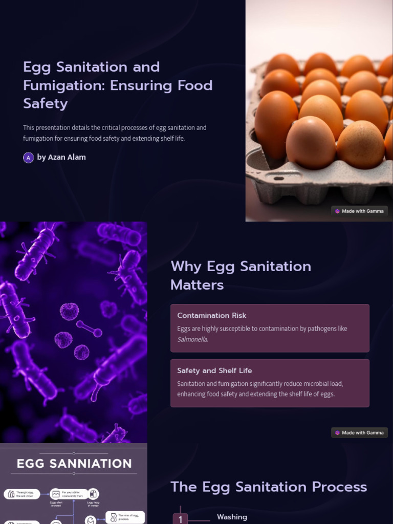 Egg-Sanitation-and-Fumigation-Ensuring-Food-Safety | PDF