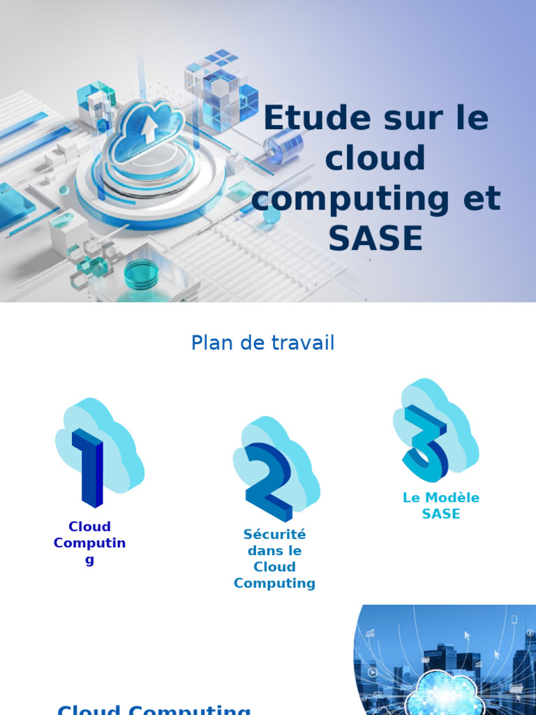 Presentation Chapitre 1 Finale | PDF | Cloud computing | Sécurité