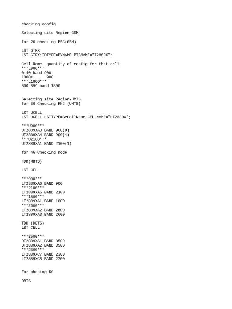 Multi-Band Network Configuration Guide | PDF