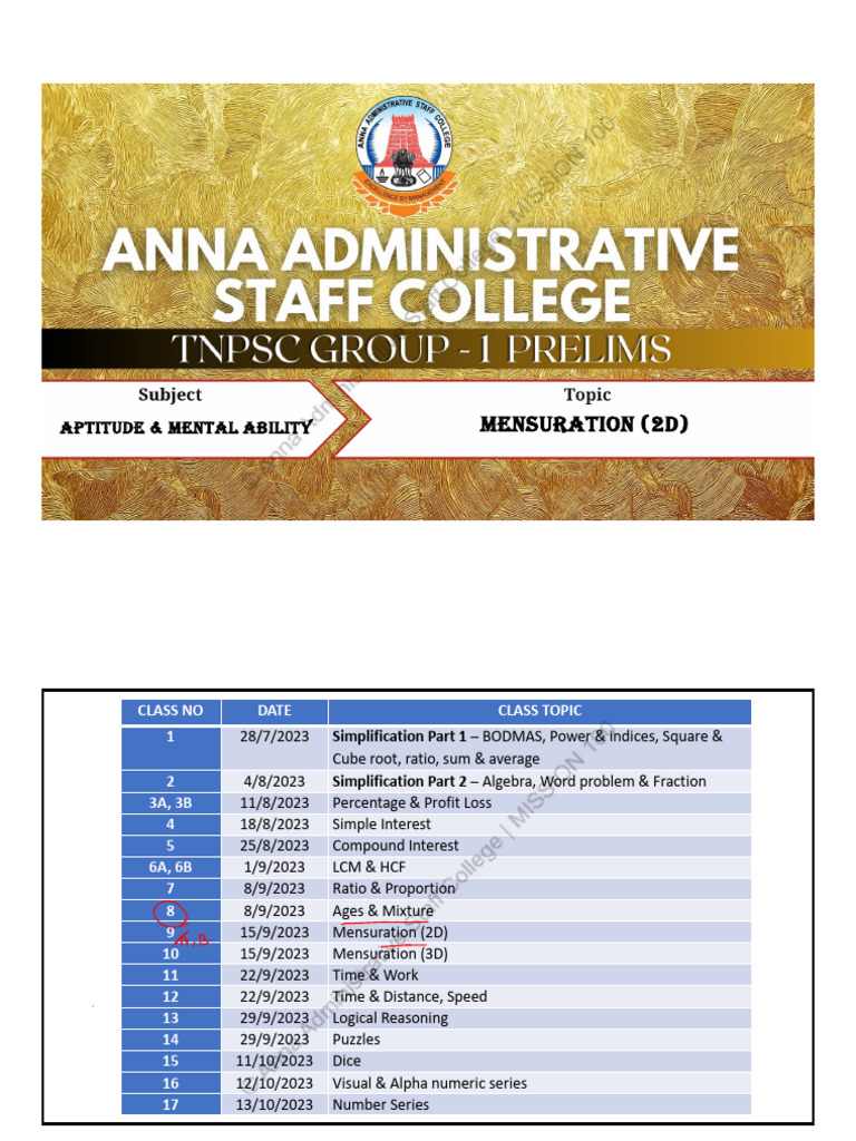 9.1 Area Part 1 | PDF | Area | Length