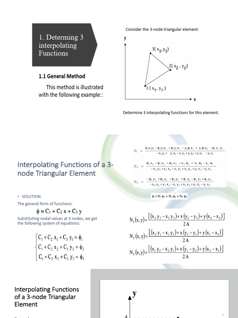 3.1. Interpolating Function for CST | PDF | Numerical Analysis | Interpolation