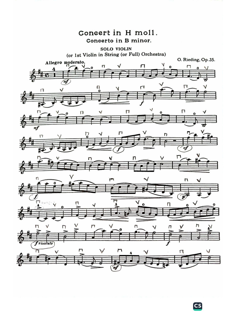 Reiding Concerto | PDF