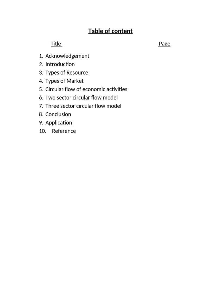 Two Sector Circular Flow Model | PDF | Capital (Economics) | Income