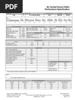 300 TR Water-Cooled Chiller Specs | PDF | Mechanical Engineering ...