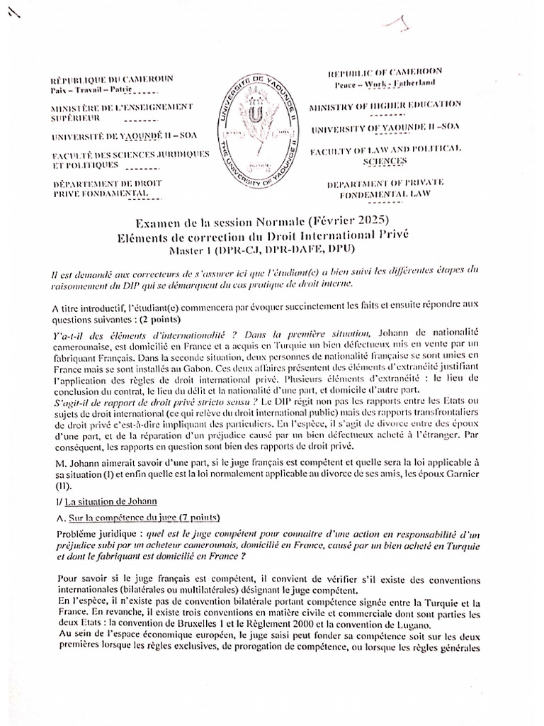 Corrigé SN-2025-DIP | PDF