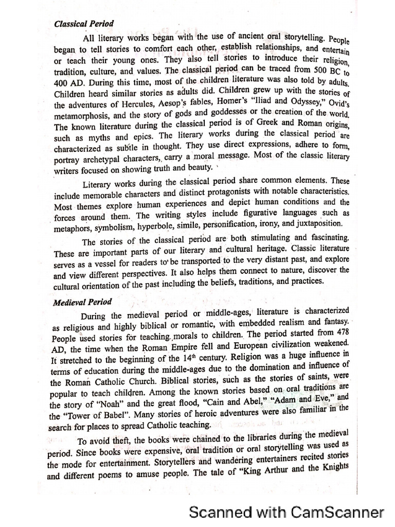 Literary-Periods | PDF