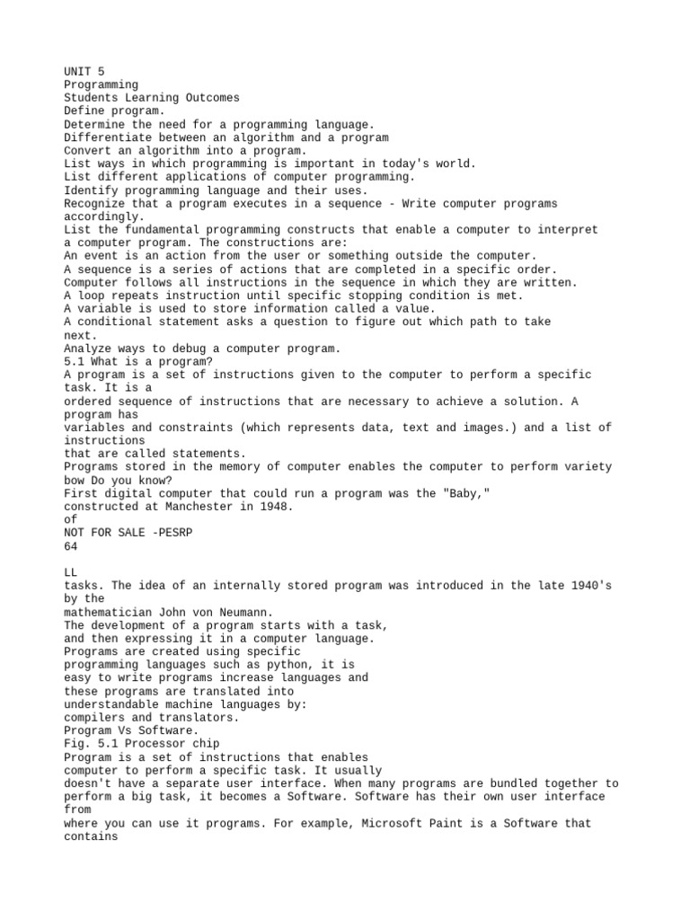 Understanding Programming Basics | PDF | Computer Program | Programming