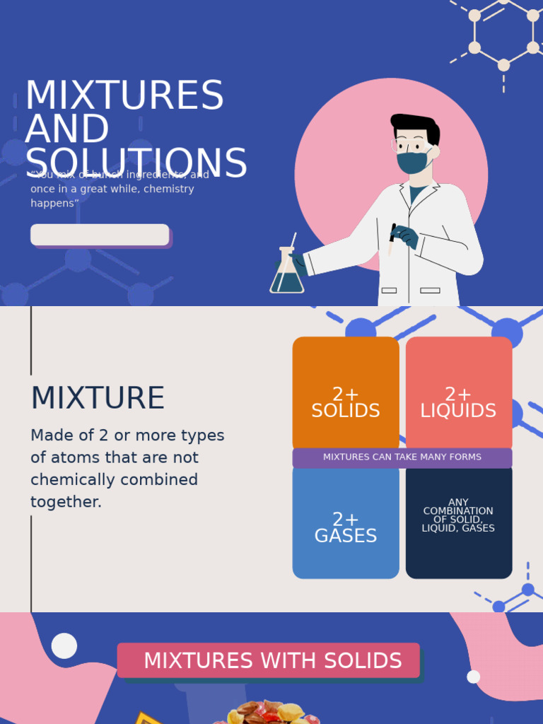 Module-7_Mixtures-and-Solutions | PDF | Solubility | Mixture