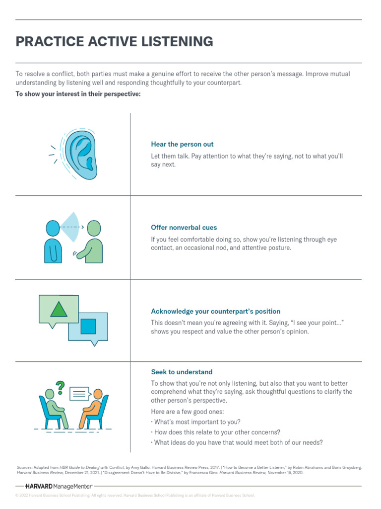 active listening practice | PDF | Social Psychology | Communication