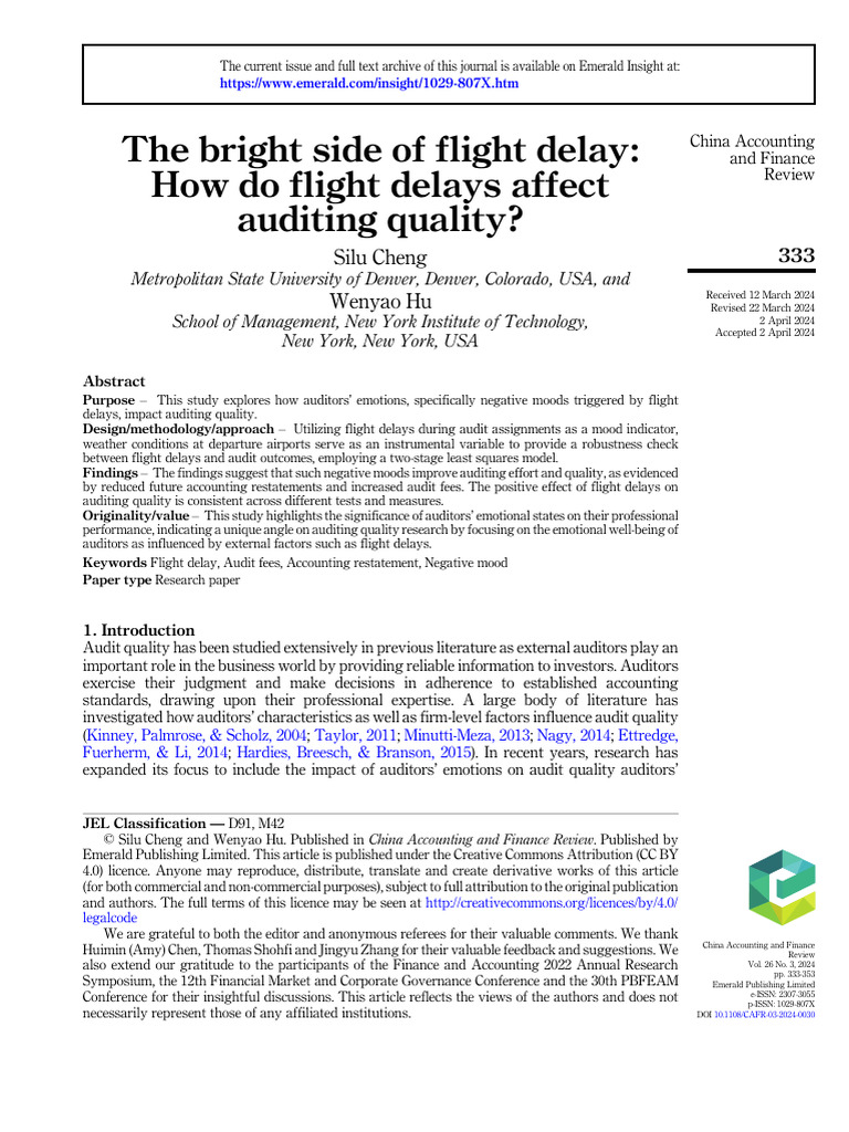 10 1108 - Cafr 03 2024 0030 | PDF | Audit | Emotions