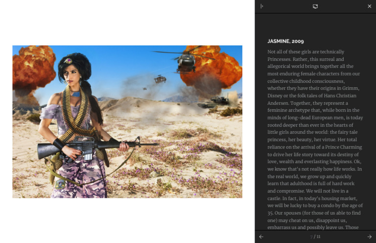 FALLEN PRINCESSES - Dina Goldstein Narrative Photography | PDF | Fairy ...