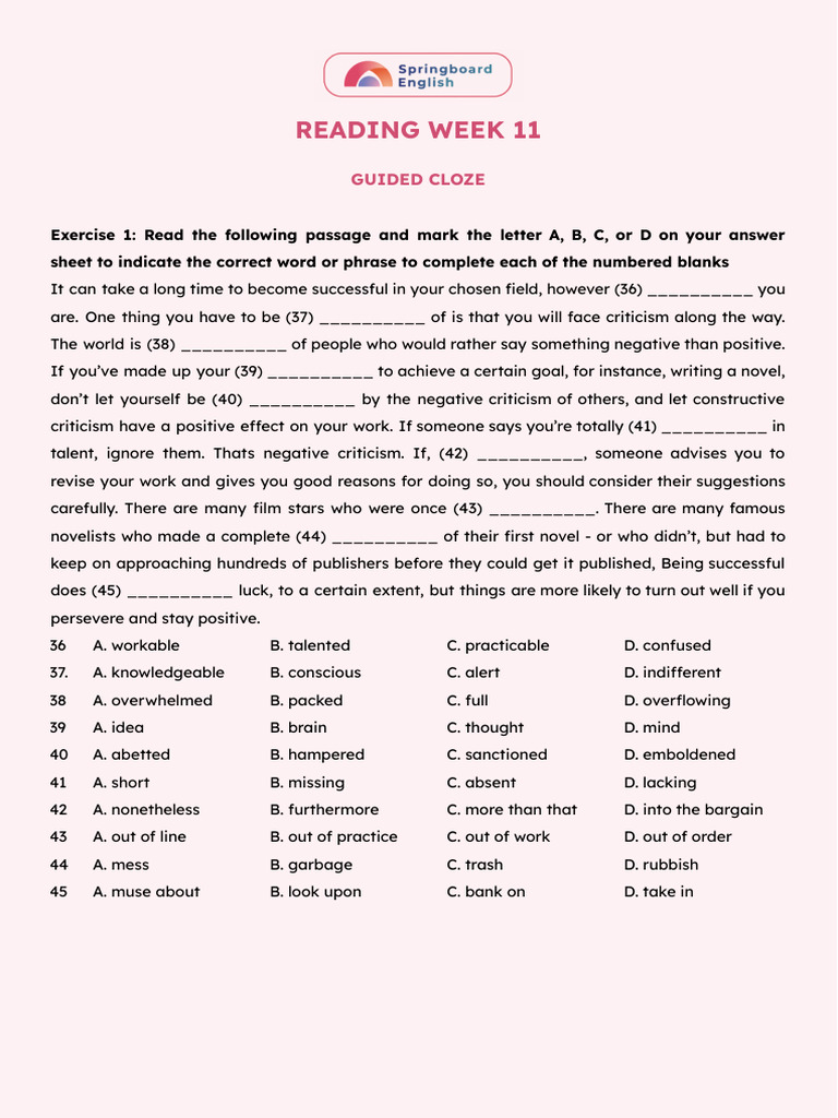 Reading Week 11 | PDF