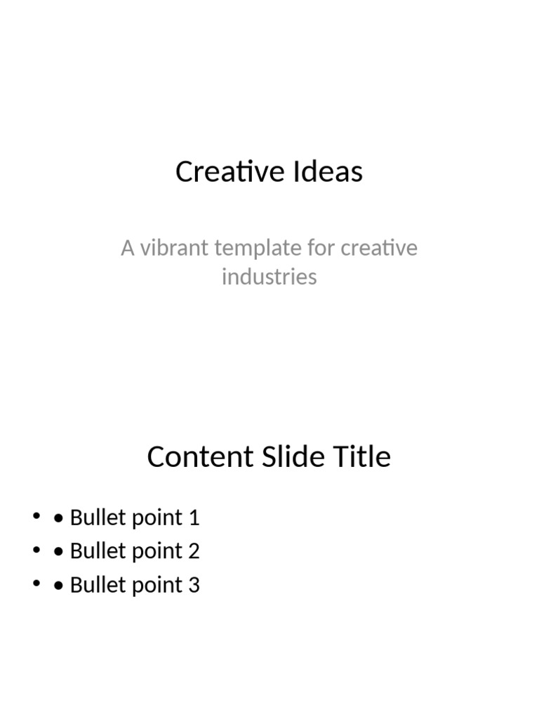 Creative Template | PDF
