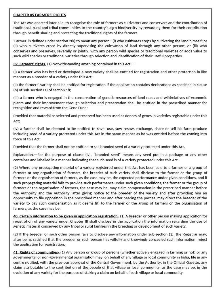 Understanding Farmers' Rights in India | PDF | Agriculture | Justice