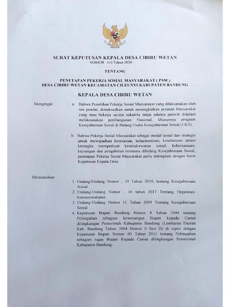 Pekerja Sosial Masyarakat PSM Mwgusi SK 2020 Pekerja Sosial Masyarakat ...