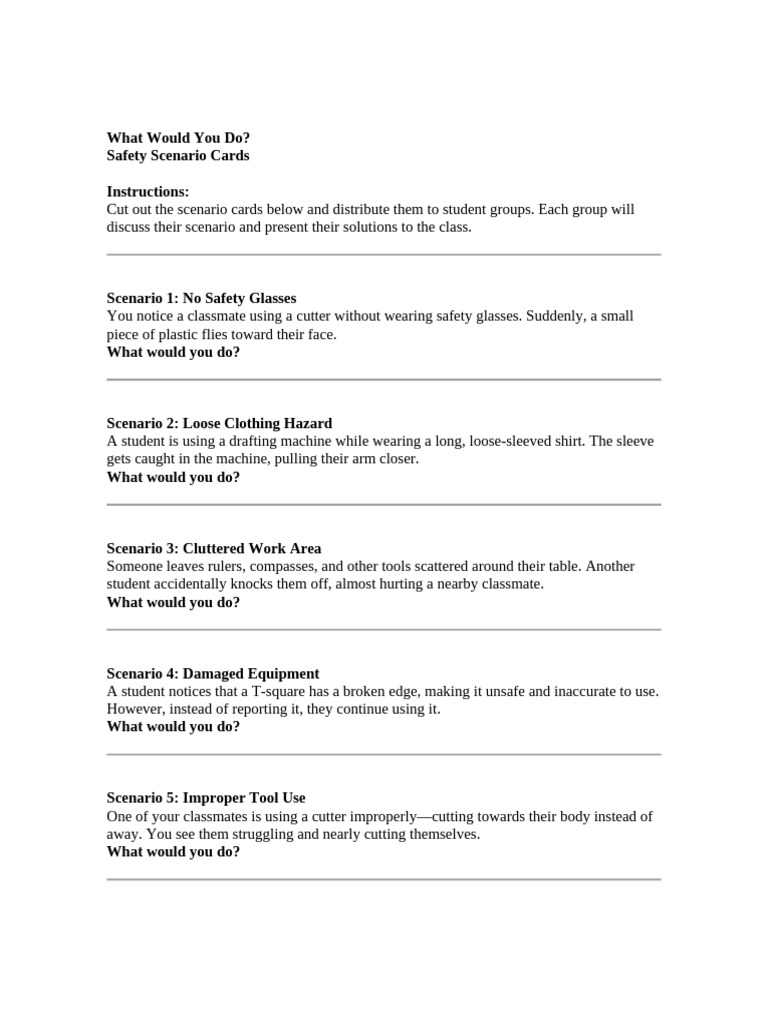 What Would You Do | PDF