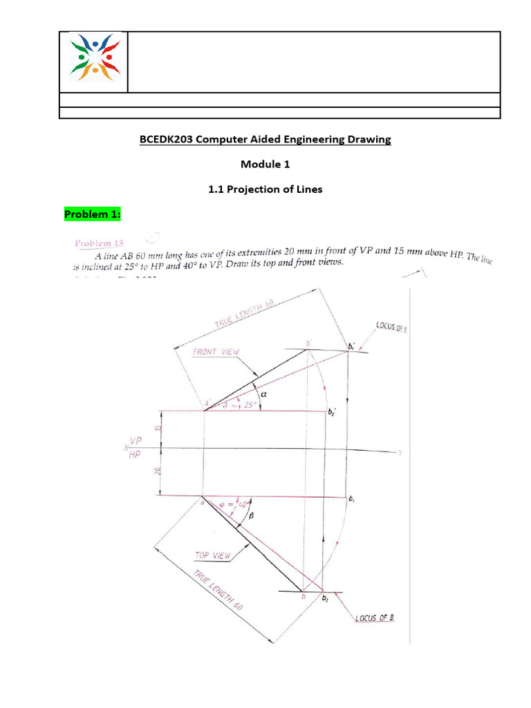 CAED - Lines - SEE QB Problems | PDF