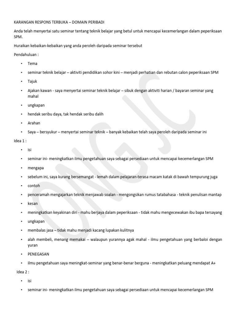 Kebaikan Seminar Teknik Belajar Isi 1 & 2 | PDF