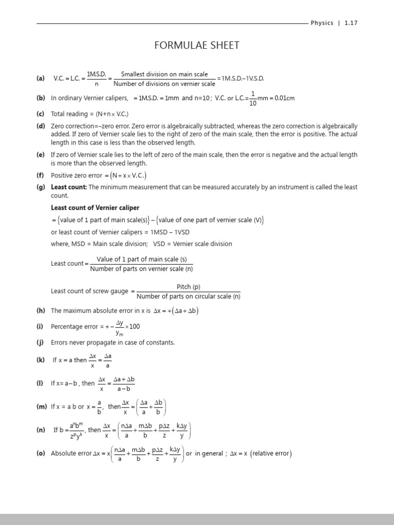 Units, Dimensions and Errors-18-56 | PDF | Significant Figures | Classical Mechanics