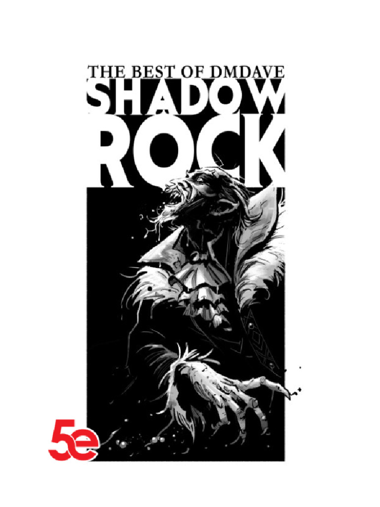 The Best of DMDave Shadowrock With Covers (5th-Level) - Low Res | PDF ...