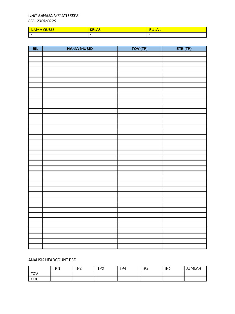 Tov Etr Template | PDF