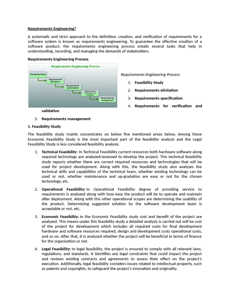 Requirements_Engineering | PDF | Feasibility Study | Systems Thinking