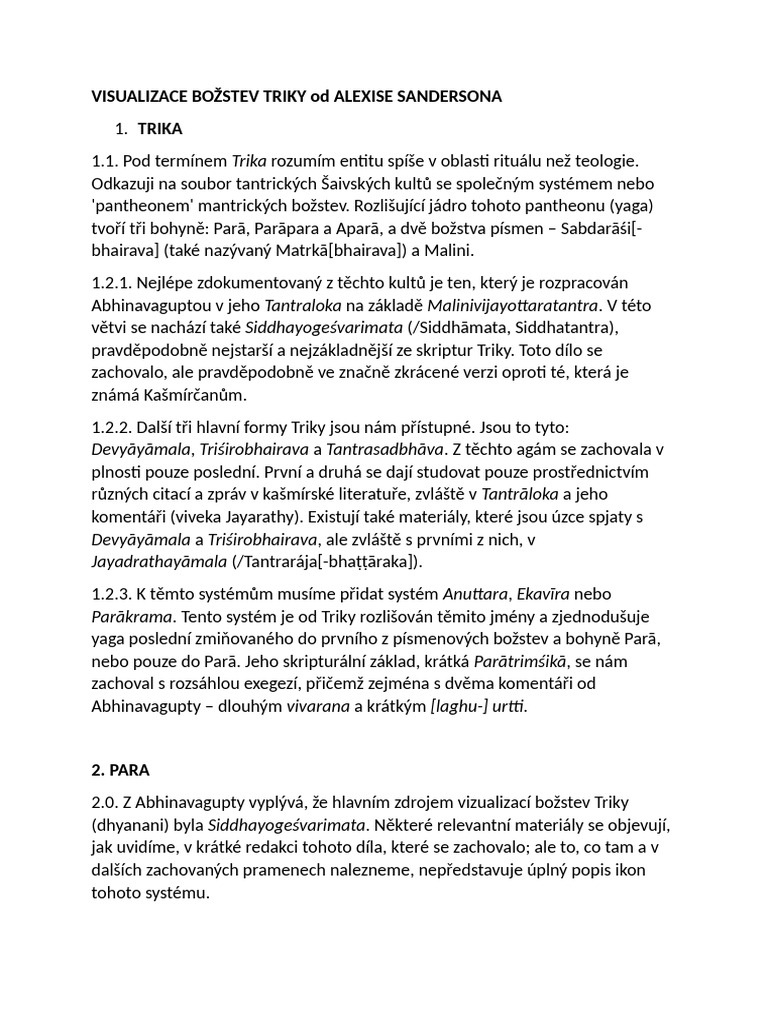 Visualizace Božstev Triky Od Alexise Sandersona | PDF