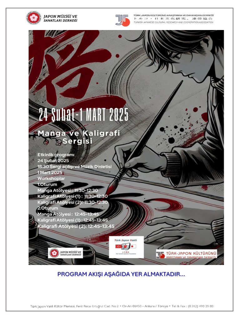 JMSD_TUJAD (24.02.2025)_Manga Ve Kaligrafi Sergisi Ve Atolye Uygulaması_AFISI Ve PROGRAM_15.02. ...