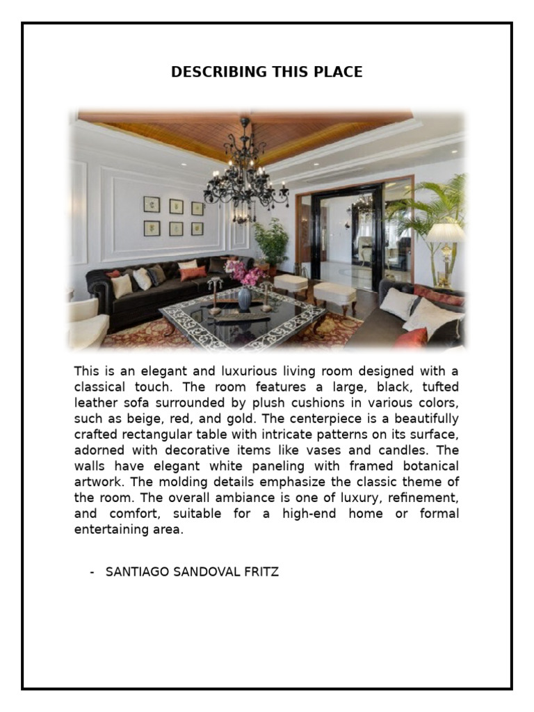 Describing This Place | PDF