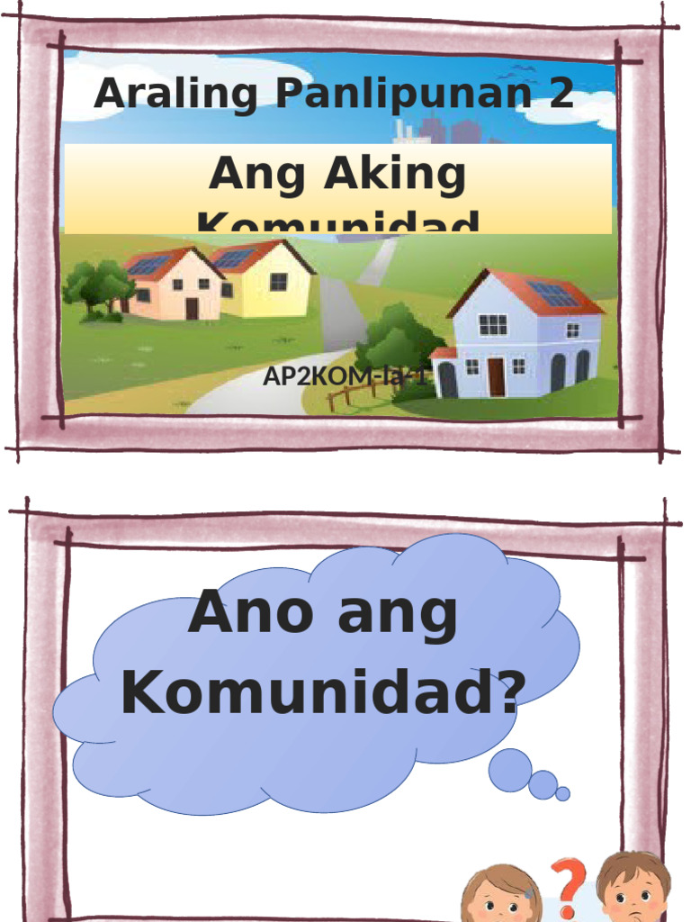 Komunidad | PDF