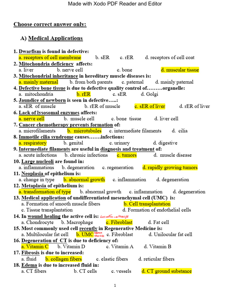 Histology MCQ FINAL (1) | PDF | Lymph Node | Lymphatic System