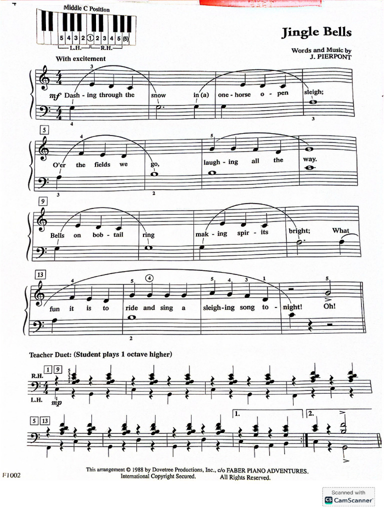 Jingle Bell Piano | PDF