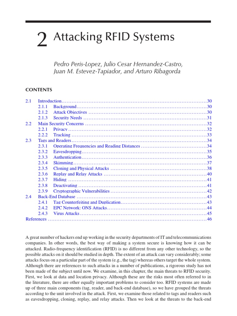 Attacking Rfid Systems | PDF | Radio Frequency Identification | Ultra ...