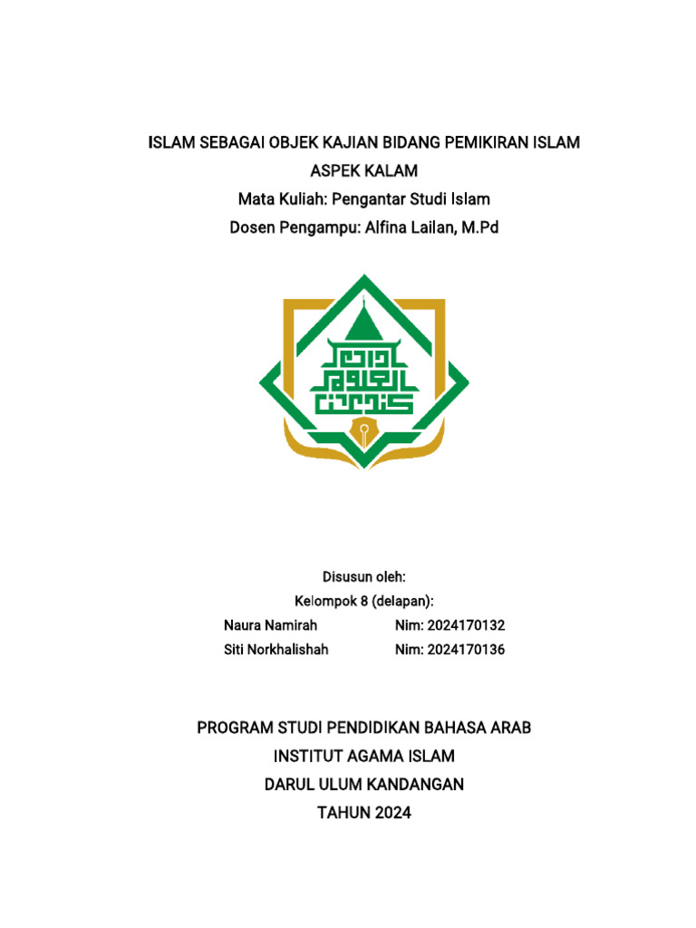 08-Pengantar_studi islam | PDF