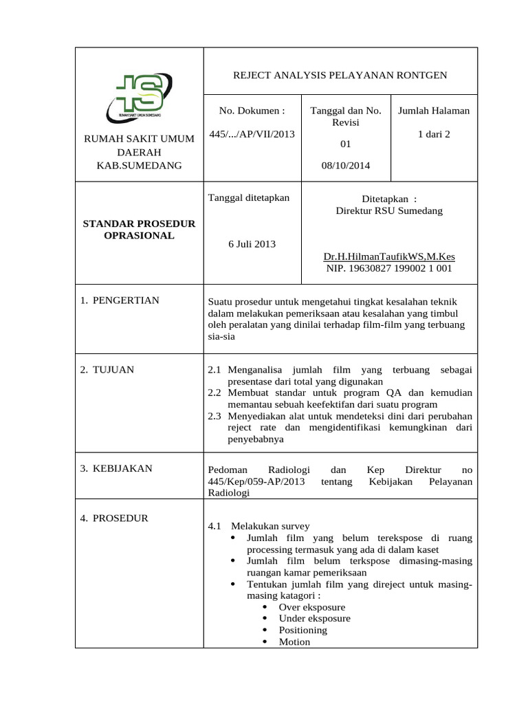 Reject Analysis | PDF