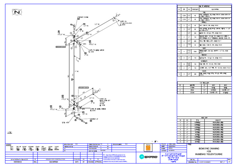 EXPRO Isometric Drawing for Sonatrach | PDF | Mechanical Engineering ...