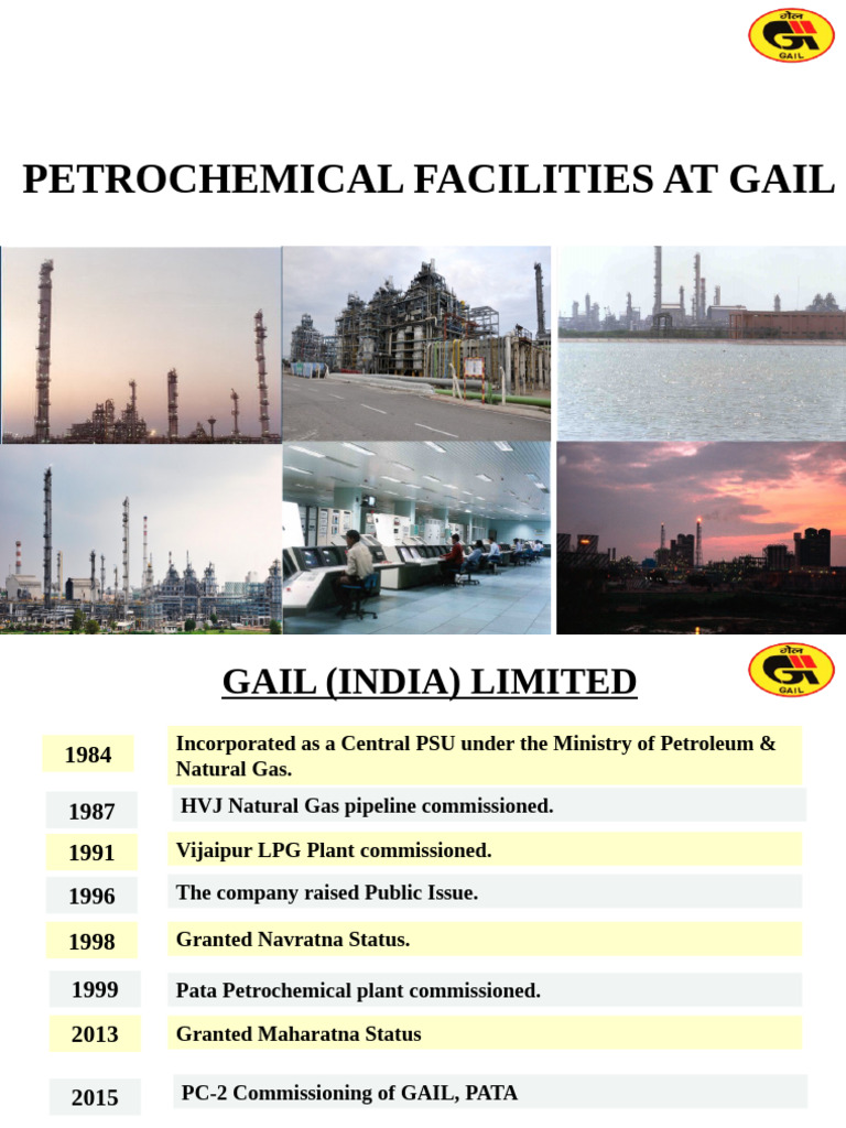 Petrochemical Facilities in GAIL | PDF | Cracking (Chemistry) | Materials
