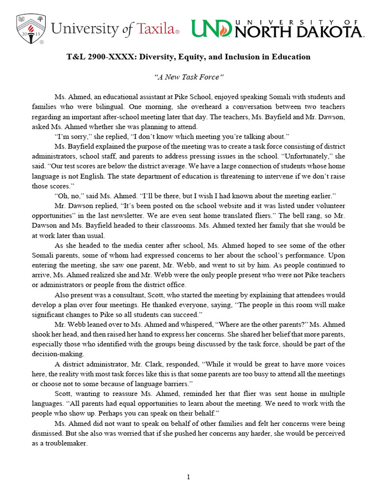 Case 6-4 A New Task Force | PDF