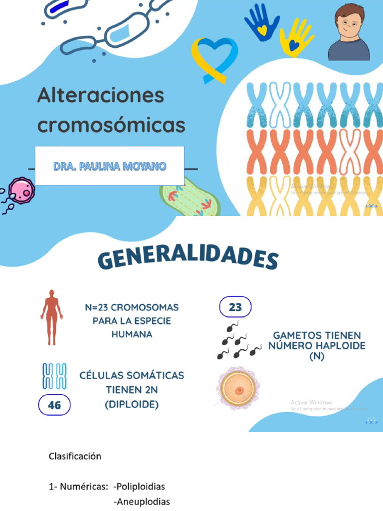 Alteraciones Cromosomicas | PDF | Cromosoma | Medicina