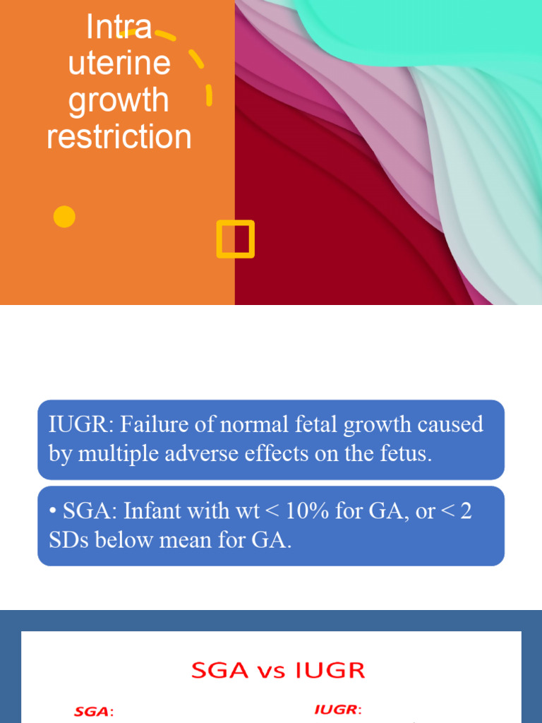 L27-Intrauterine Growth Restriction | PDF