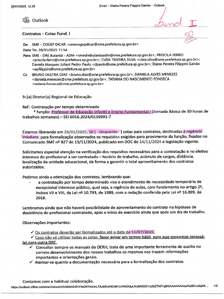 Liberacao de Cota | PDF