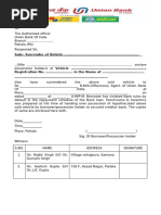 Surrender Letter | PDF