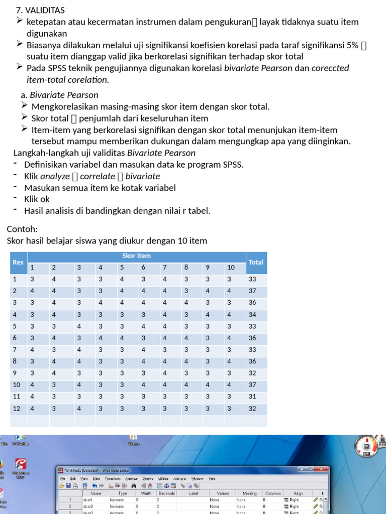 1.uji Validitas | PDF