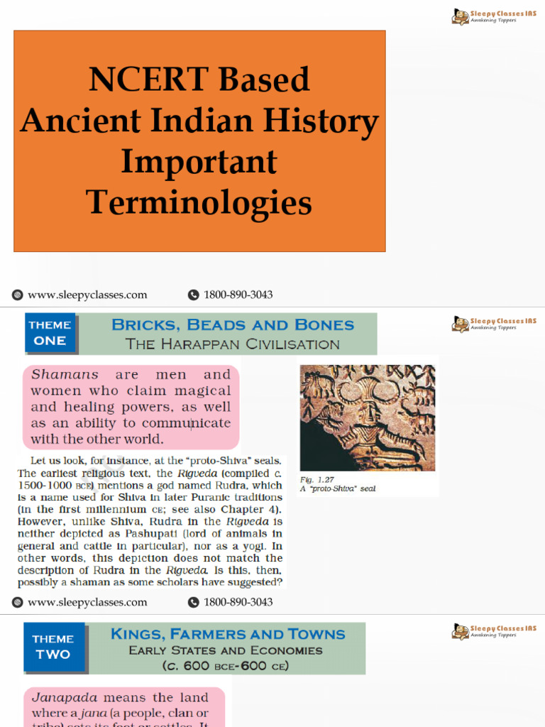 NCERT Imp Topics History | PDF