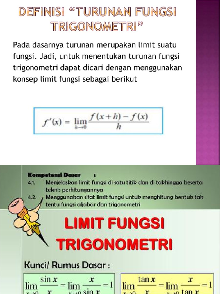 Turunan Fungsi Trigonometri | PDF