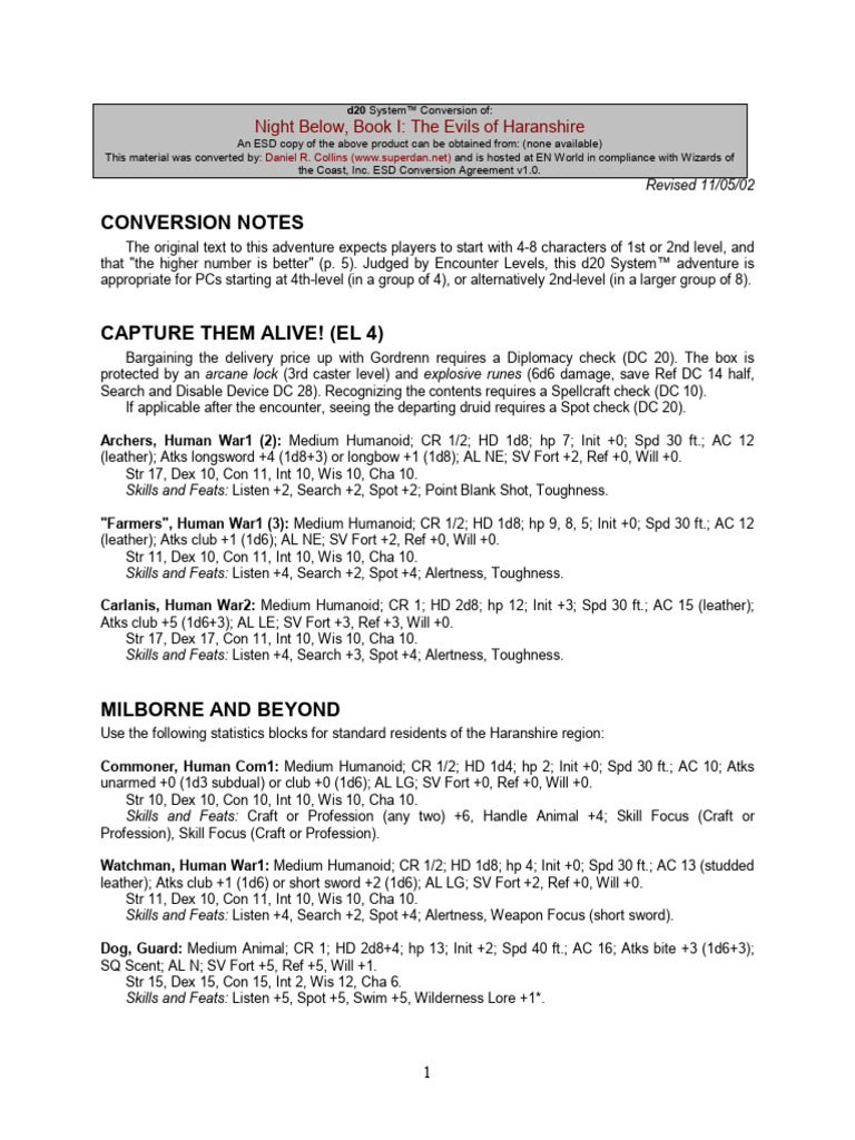 Milborne - Night Below | PDF