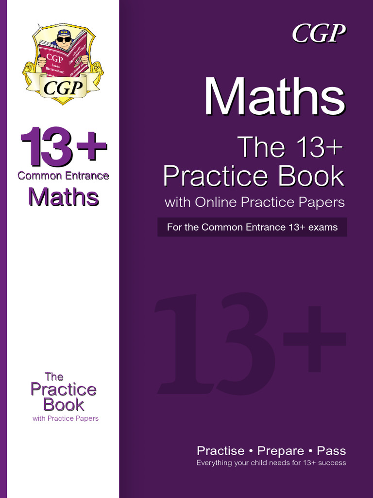New 13+ Maths Practice Book For The Common Entrance Exams With Answers ...